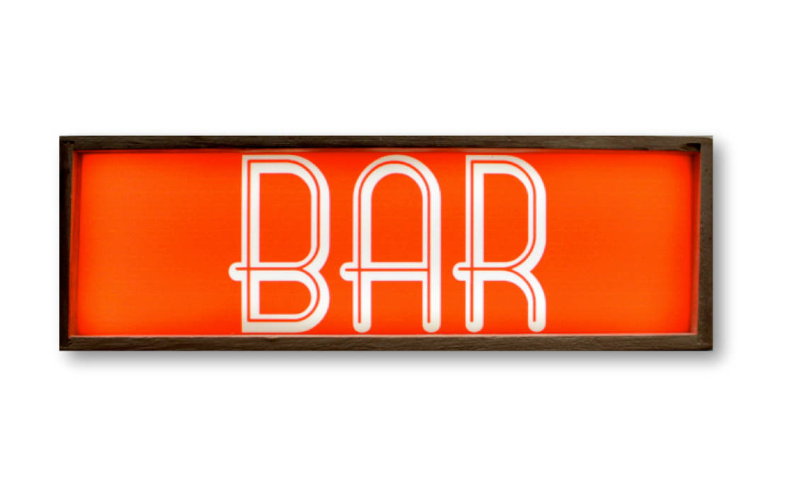 Vintage LED Lightbox Illuminated Display Marquee Wall Light Up Box as ...