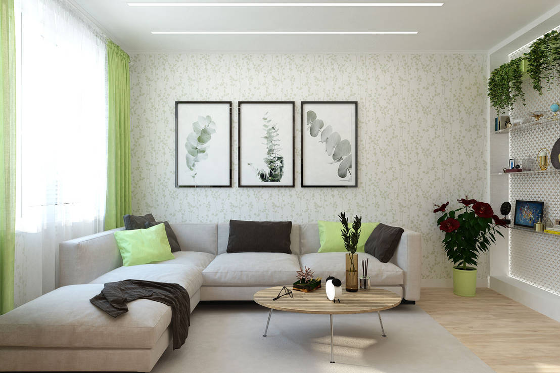 3-комнатная квартина в ЖК Оранж Хаус | homify