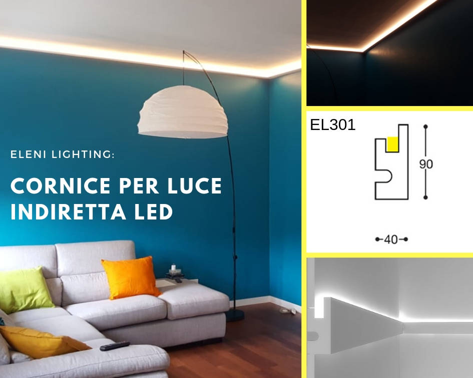 Cornice per led a parete o soffitto EL301 | homify
