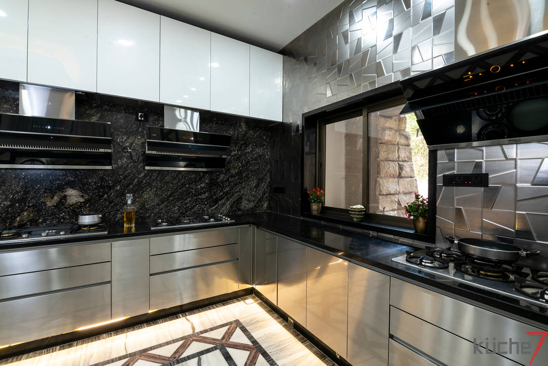 Küche7 Stainless Steel Modular Kitchen | homify