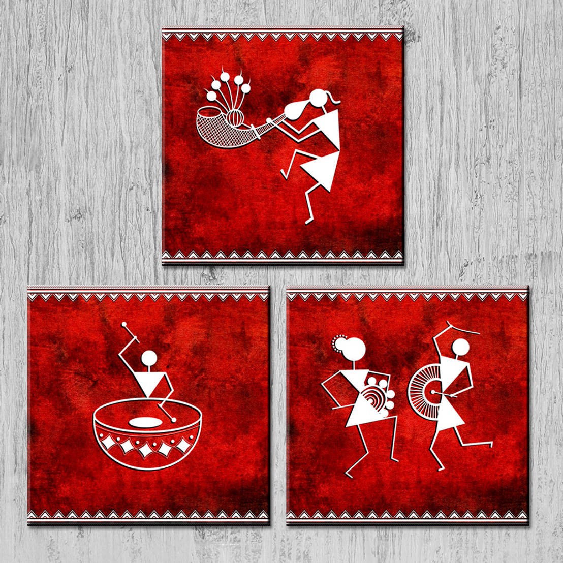 Warli Painting Ideas On Canvas At Lori Allan Blog