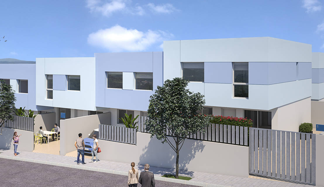 DISEÑO Y CONSTRUCCIÓN DE 6 ADOSADOS EN ASPE | homify