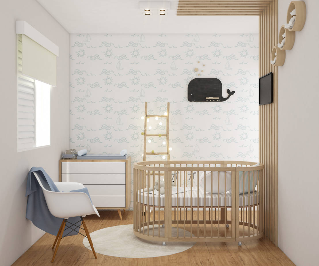 Consultoria 100% online para quarto do futuro bebê | homify