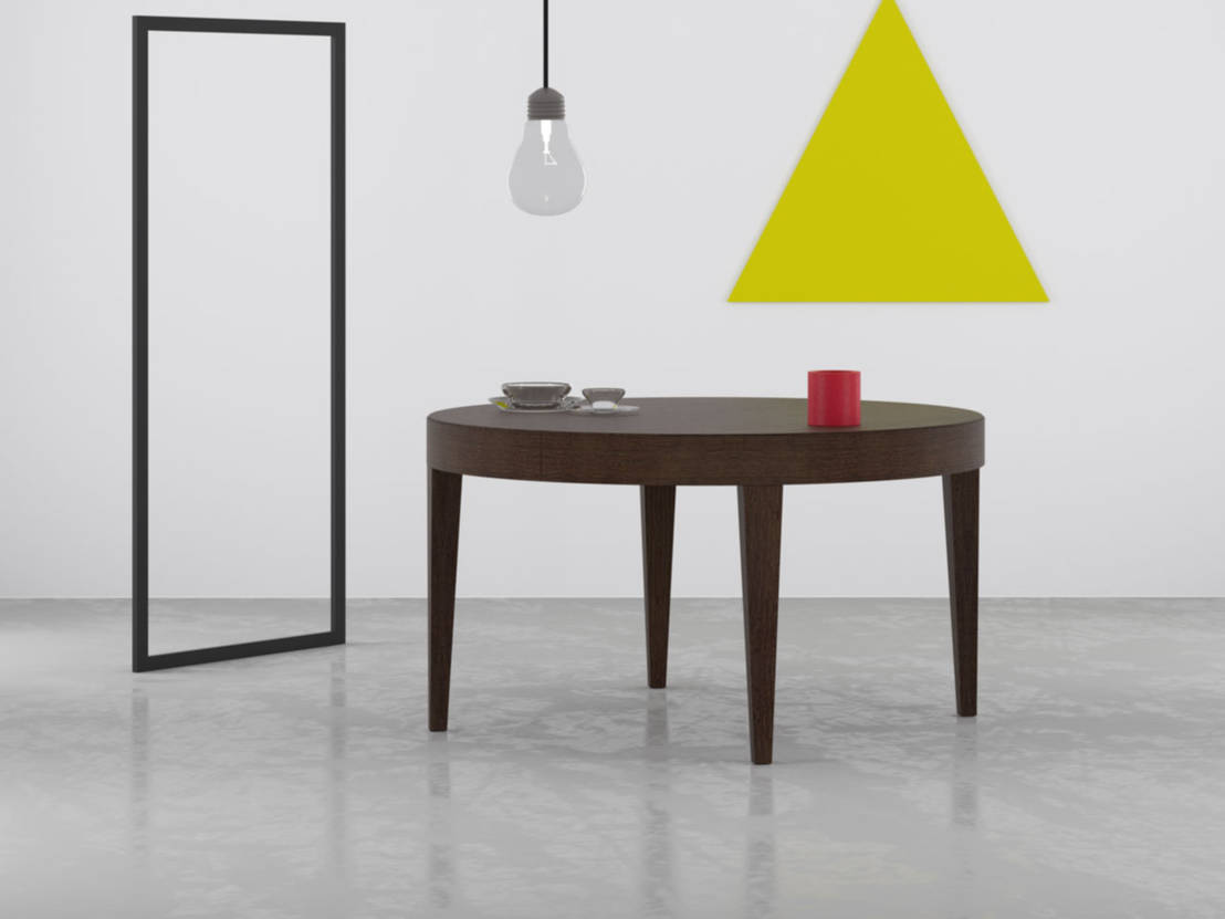 Damo - M | Tavolo Rotondo Allungabile | Round Extensible Table | homify