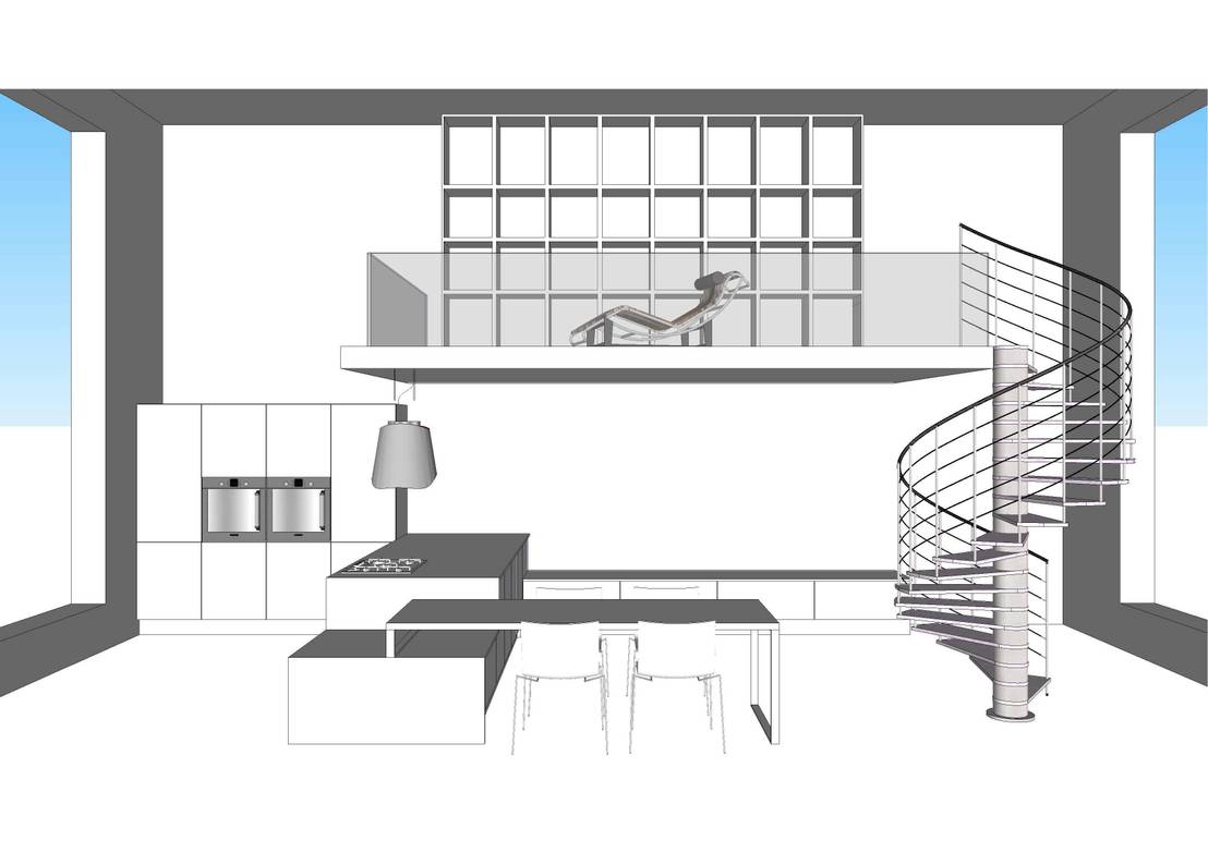 Modellazione 3D e Rendering cucina | homify