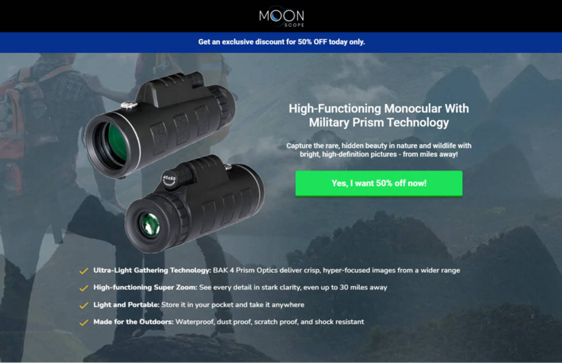 Portable Moon Scope High Power Military Moon Scope Professional ...