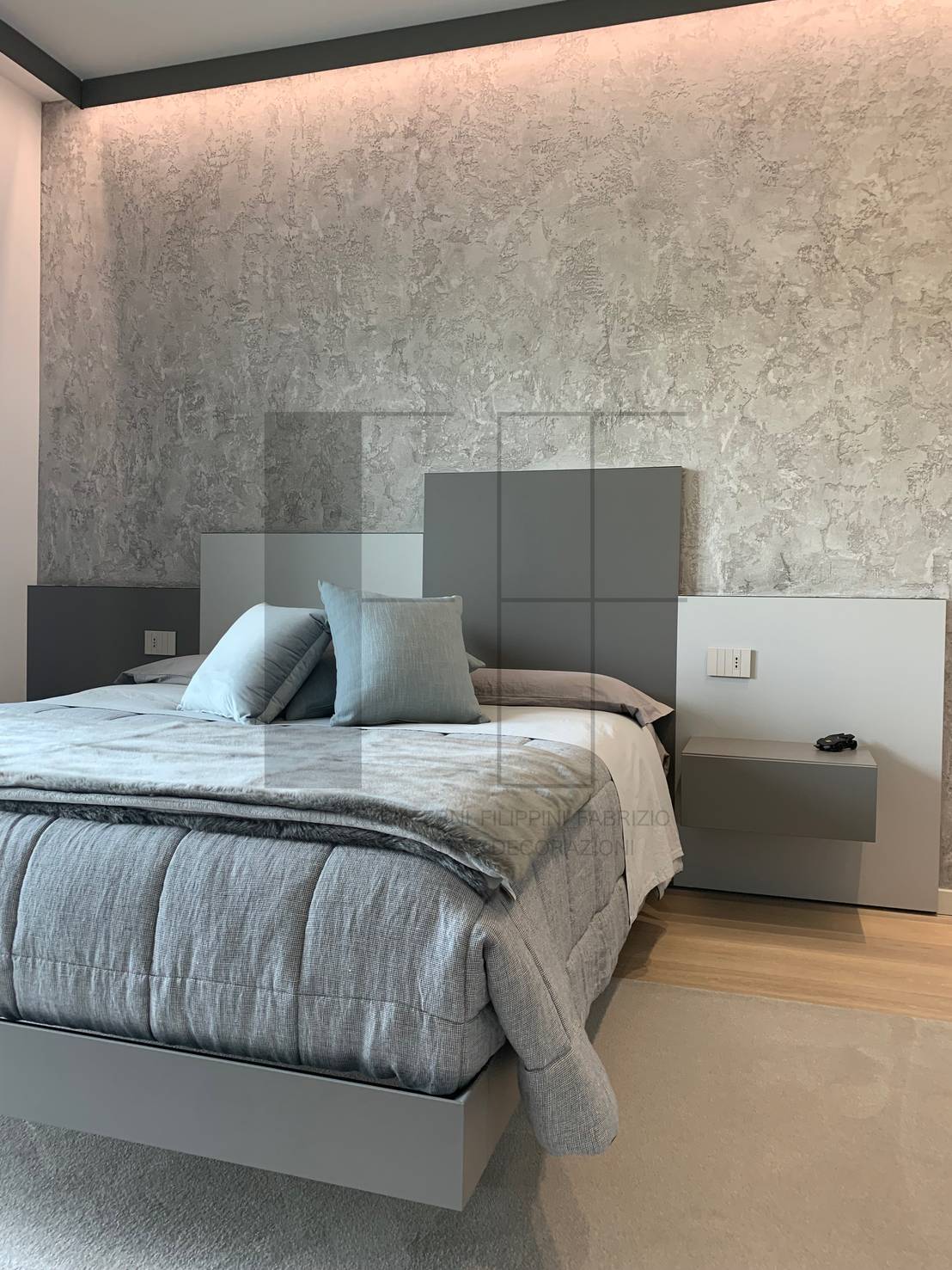 CAMERA LETTO CEMENTO /// | homify