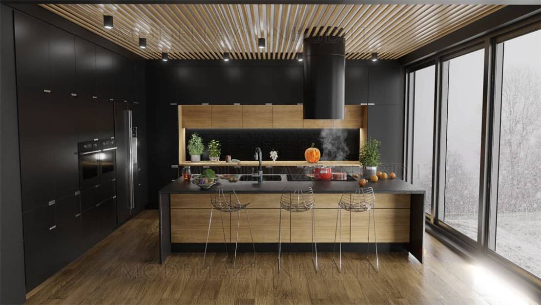 Concept cucina stile moderno con isola | homify