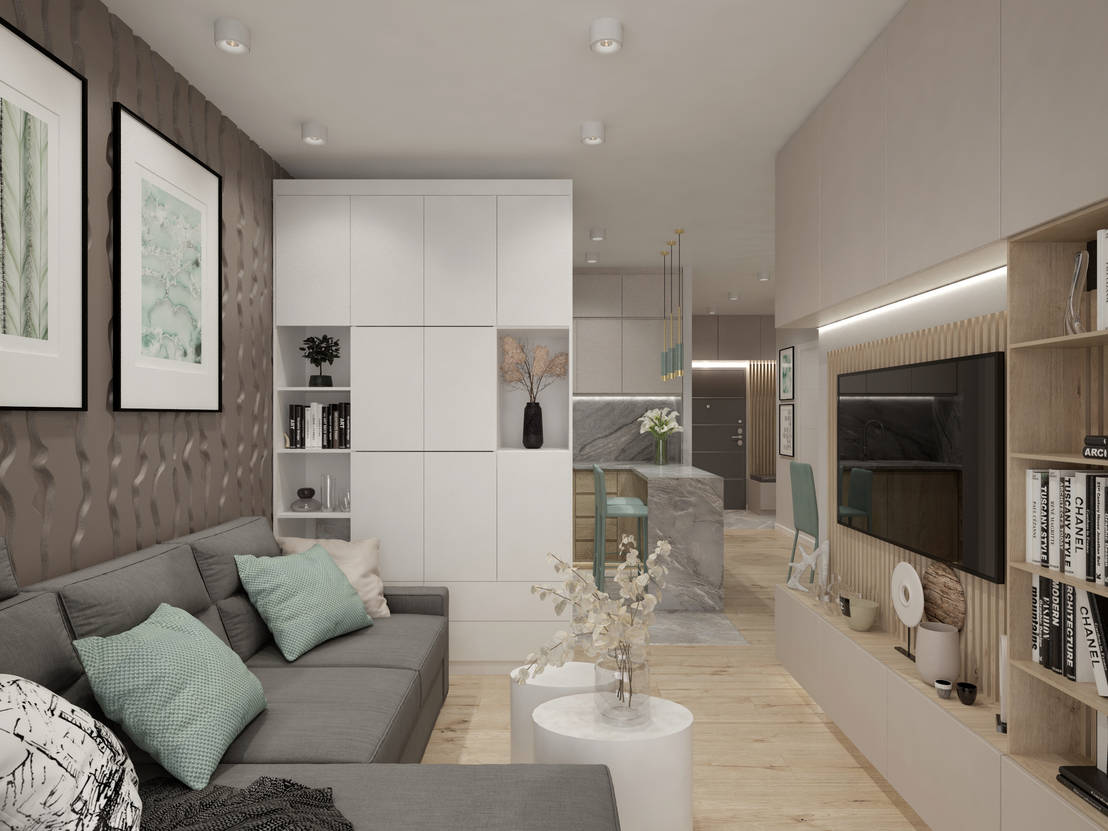 Salon Nowoczesny w Mieszkaniu | homify