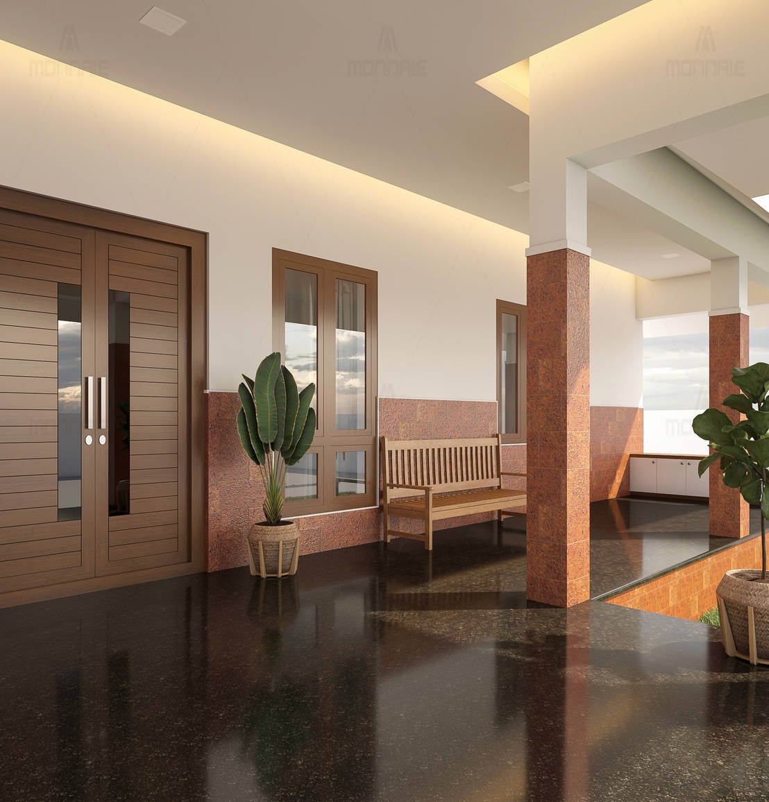 The coolest colours of sitout design.... | homify