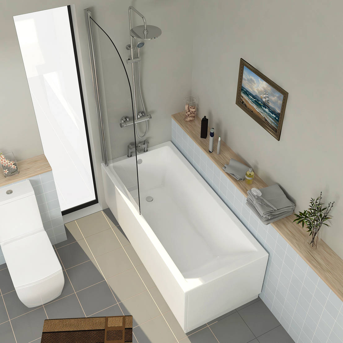 4 Bathrooms with bathtubs as protagonist | homify
