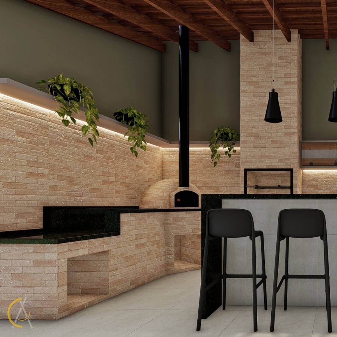 Projeto área de lazer | familiar | piscina | homify