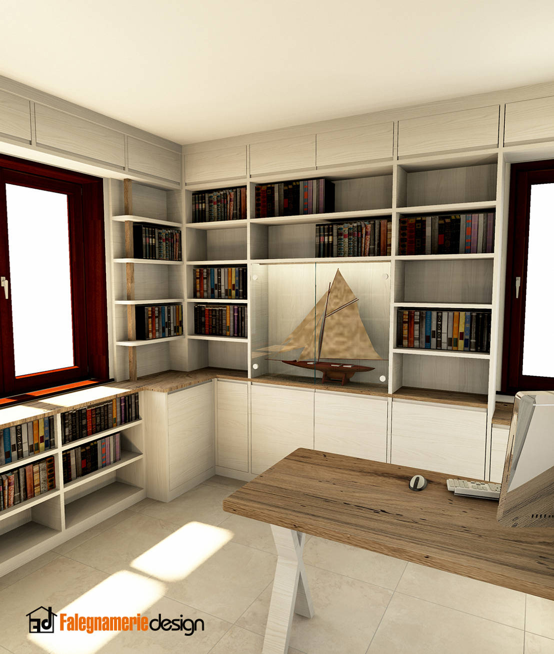Libreria su intere pareti | homify