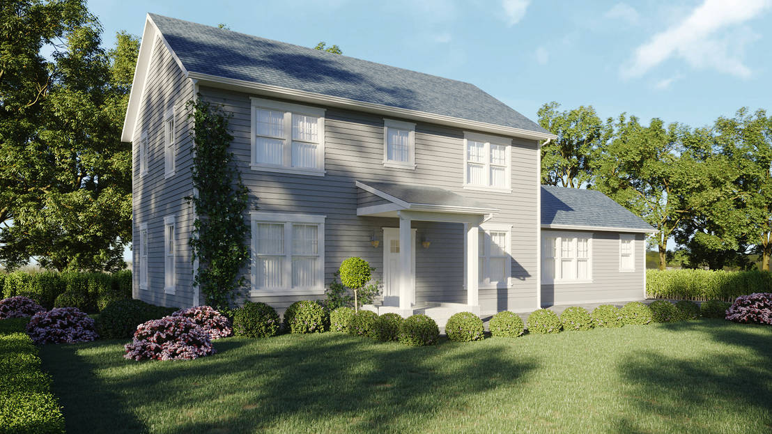 Private residence exterior Design and 3D Rendering | homify