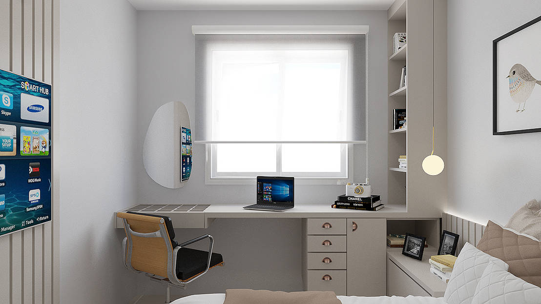 Quarto Ohana - INTERIORES | homify