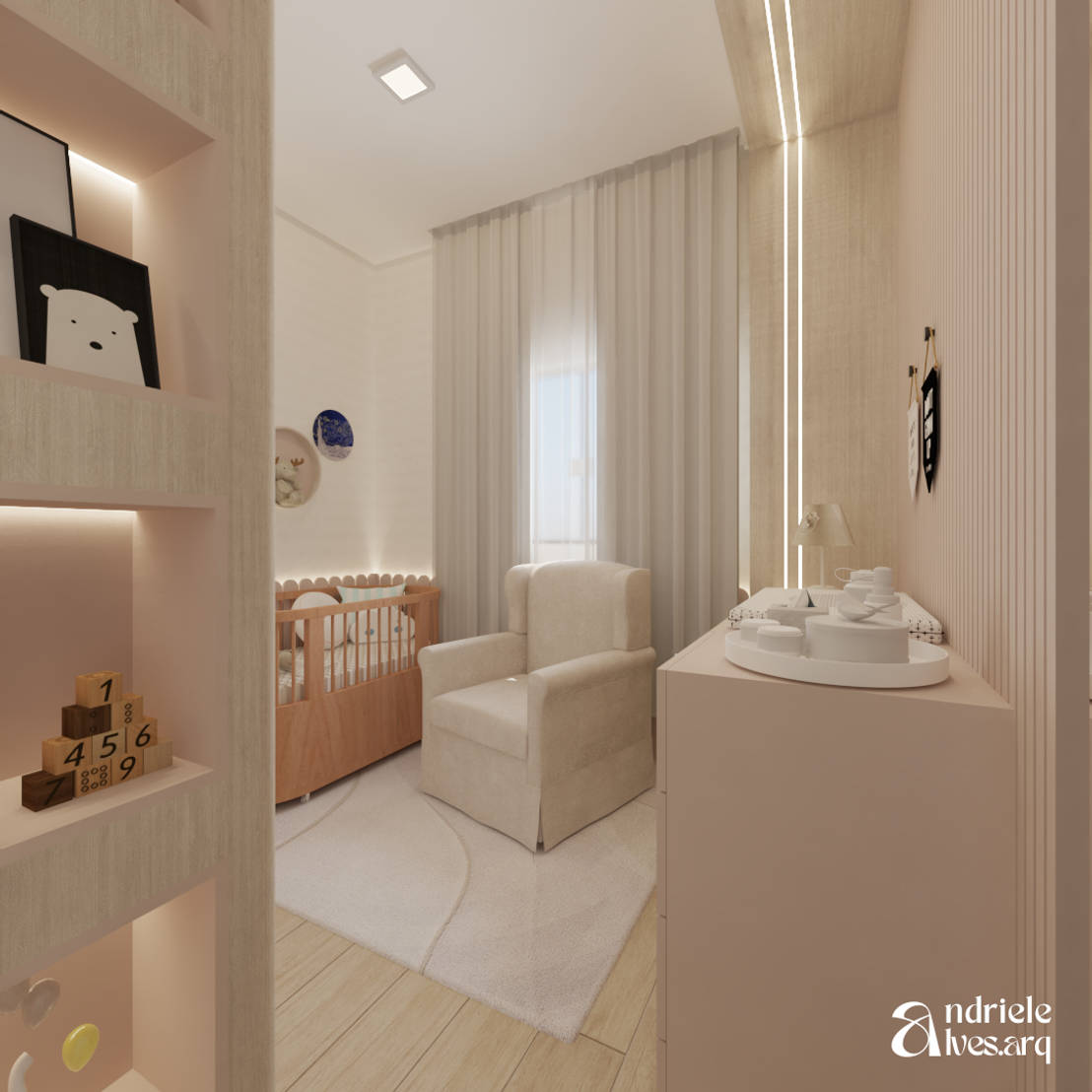 Projeto de Interiores - Quarto de bebê | homify