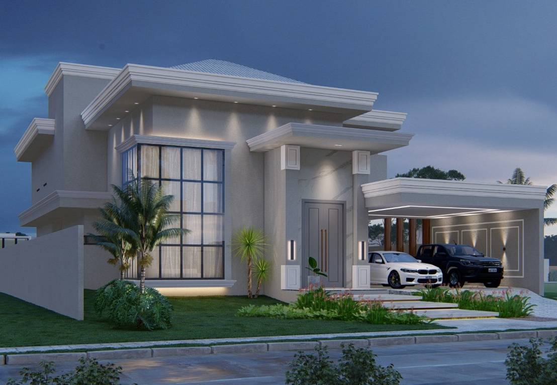 Projeto de Casa Neoclássica para Condomínio Fechado | homify