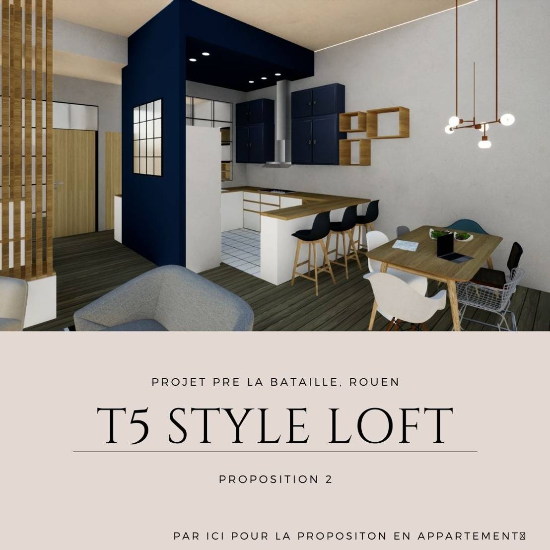 Rénovation & transformation d'un local en T5 style Loft | homify
