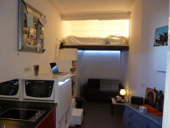 Comment aménager un studio de 14 m2 à Montmartre ? | homify