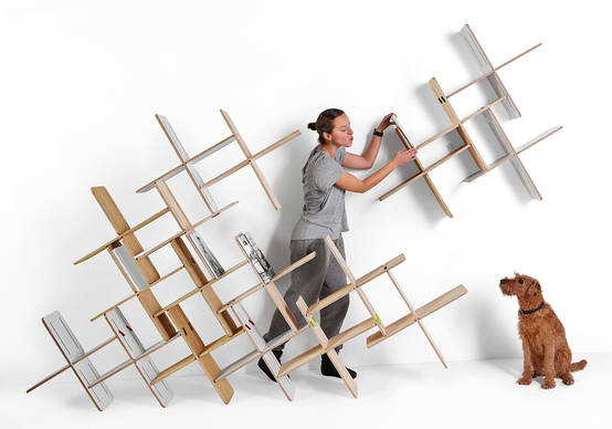 Create your own modern shelving system in 6 easy steps! | homify