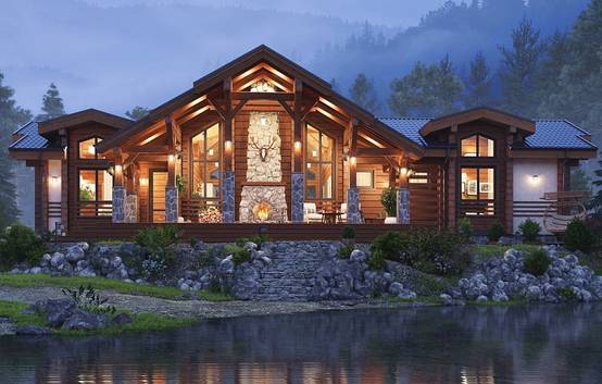 2 family homes that reinvent the cozy cabin | homify