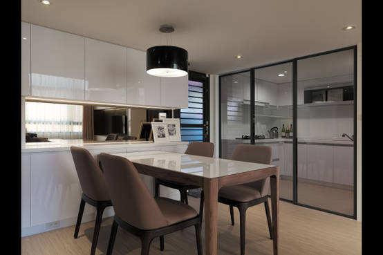 3 Most Striking Examples of Sliding Doors for Your Small Kitchen | homify