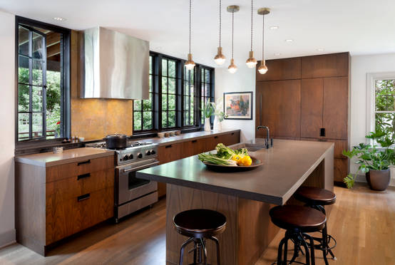 This brick house boasts of bright modernity with a traditional punch ...