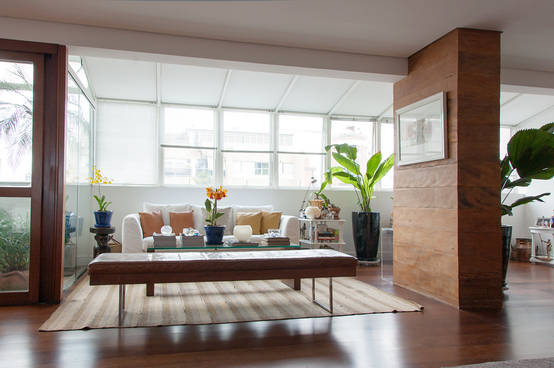 Projeto de interiores para cobertura de apartamento clean em São Paulo | homify