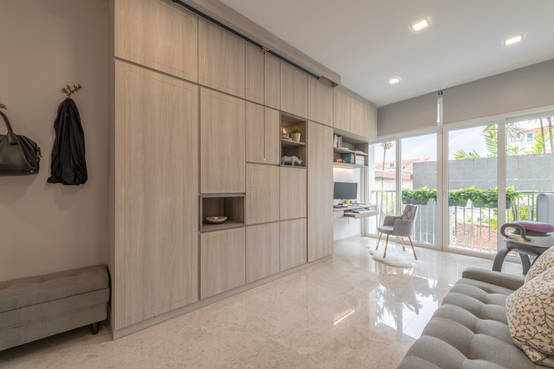 The less-is-more space by Singaporean interior designers | homify