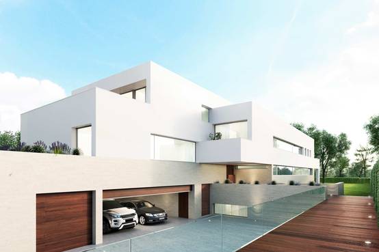Diseño arquitectónico para una casa unifamiliar moderna en Madrid | homify