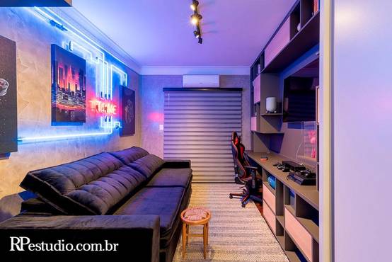 Gameroom: 12 quartos com espaço para videogames e salas de jogos ...