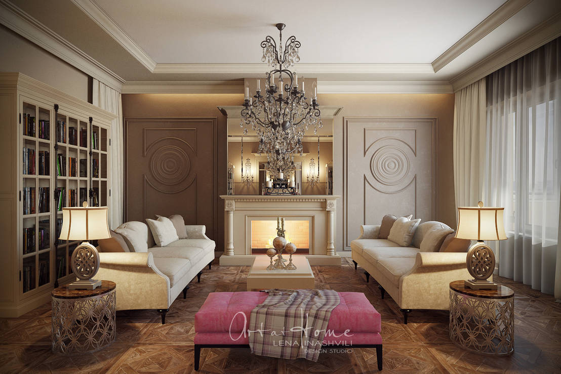 Prachtige traditionele woonkamer sets