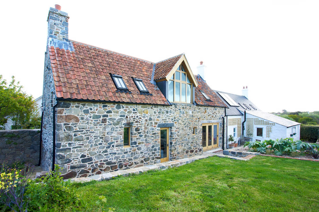 A charming stone cottage restored