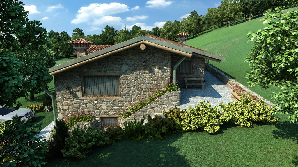Cascina di montagna, studiosagitair | homify