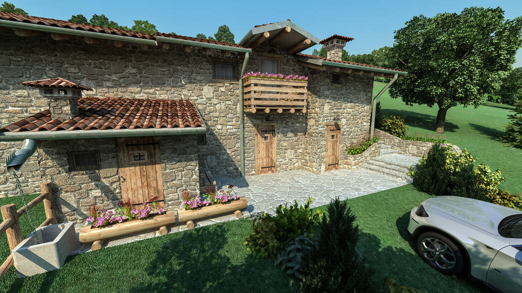 Cascina di montagna, studiosagitair | homify