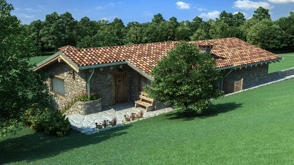 Cascina di montagna, studiosagitair | homify