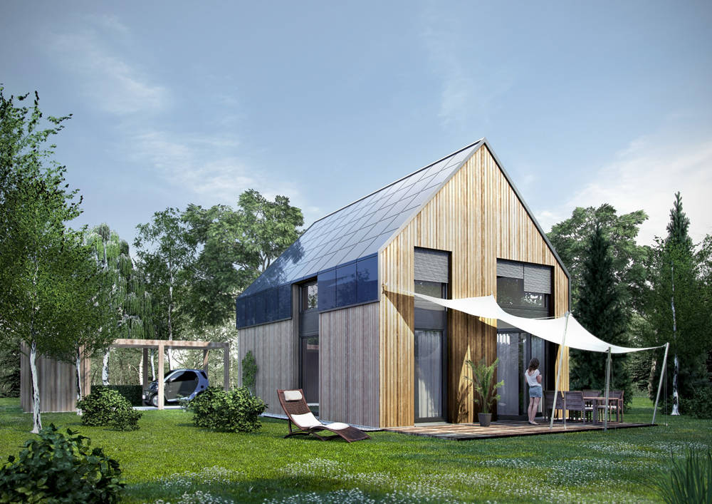 Ecohome 4.2 – typ s – außenansicht ecohome 4.2 moderne häuser | homify