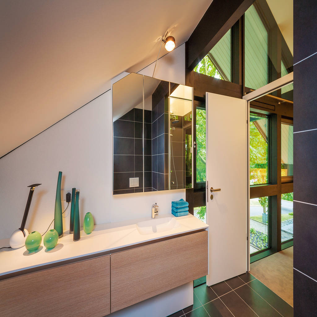 Huf haus modum 7:10 huf haus gmbh u. co. kg moderne badezimmer | homify