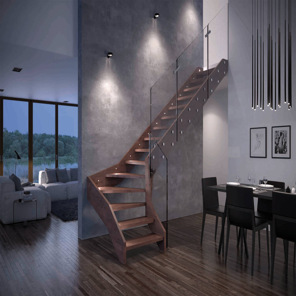 Scale interne in legno firmate rintal, rintal | homify