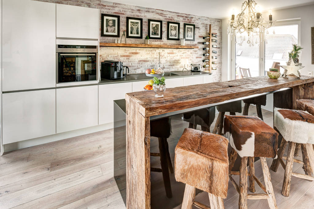 Küche modern und altholztheke, zaborowski ** kreativer innenausbau | homify