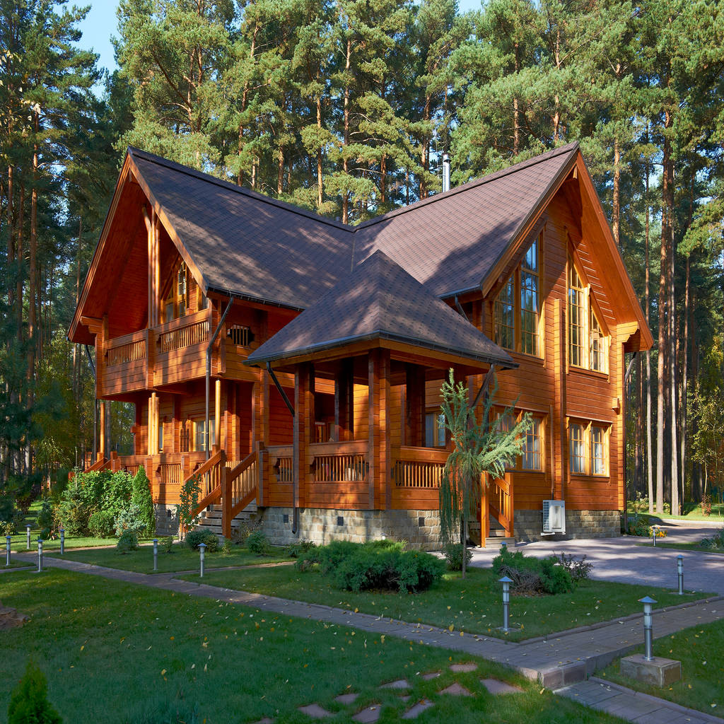 Blockhaus pinus: blockhaus von woody-holzhaus - kontio | homify
