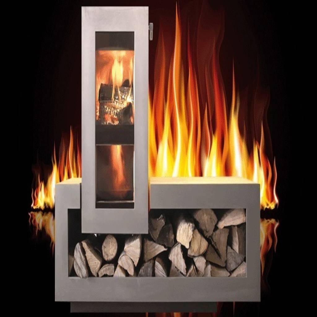 Xeoos kaminofen twinfire, matten | homify