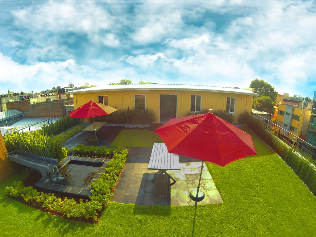 Azotea verde de 213 m2 en la empresa melcsa para el uso de los ...