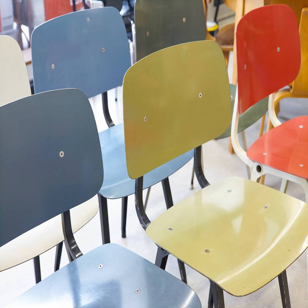 Set of 6 friso kramer revolt chairs , diagonal furniture | homify