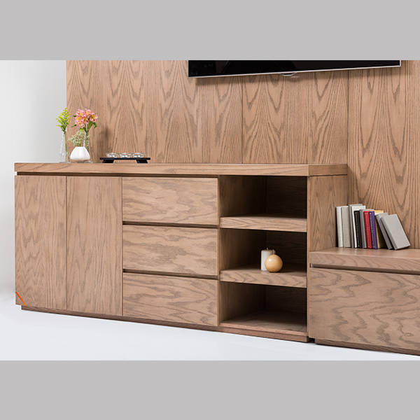 Mueble de tv con consola escalonada – acercamiento1 | homify