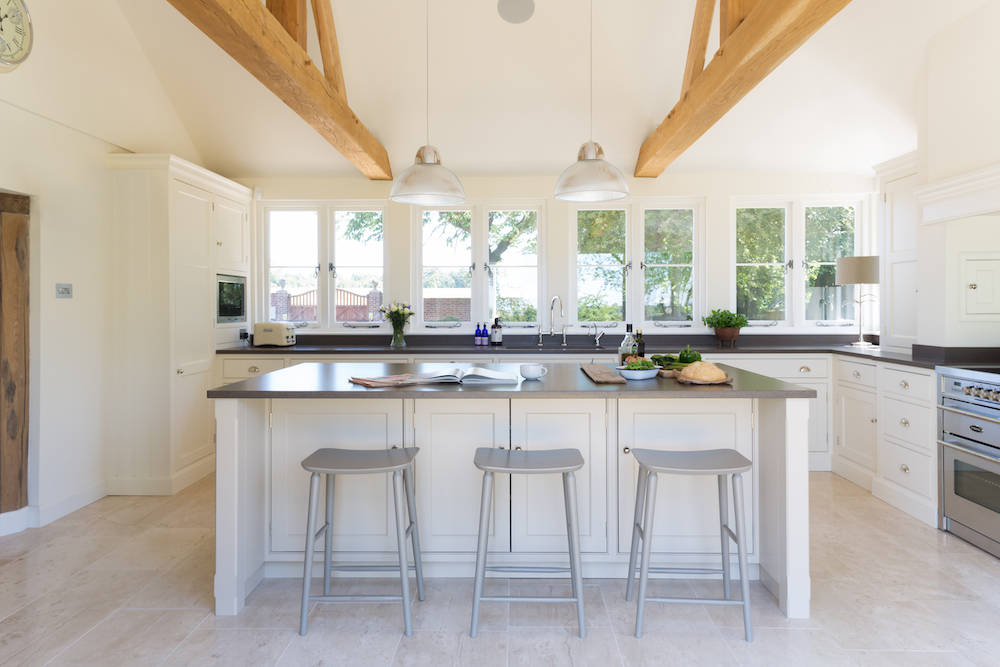 The old forge house, hertfordshire | classic painted shaker kitchen ...