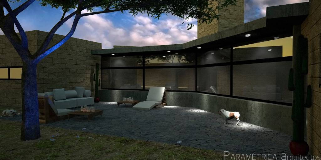 Render de la terraza. | homify