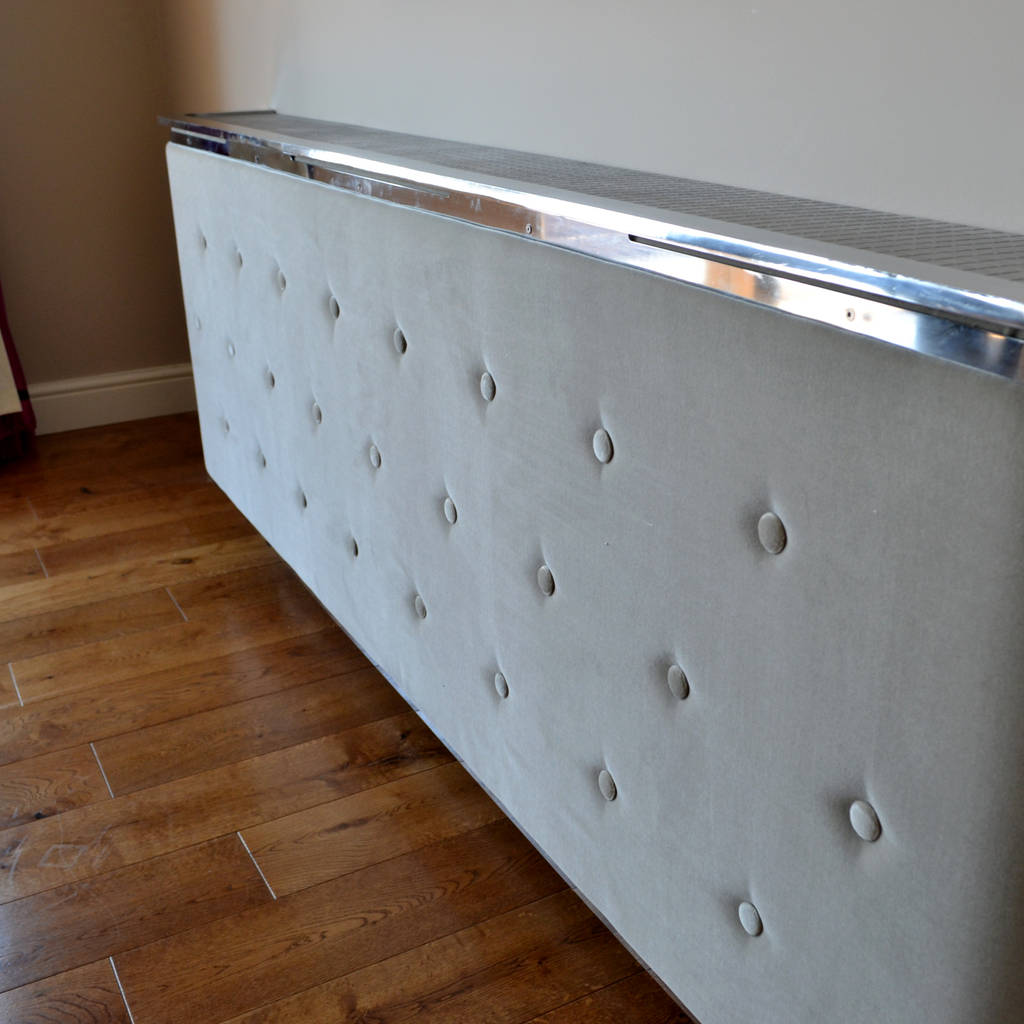 Upholstered soft touch fabric radiator covers and enclosures | homify