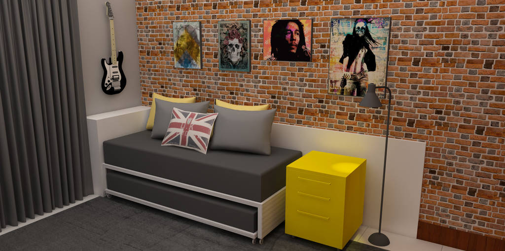 Projeto quarto adolescente (menino) | homify