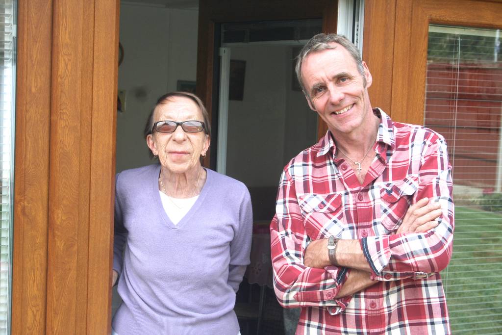 Irene with alex booth—alex founded booths garden studios in the year ...